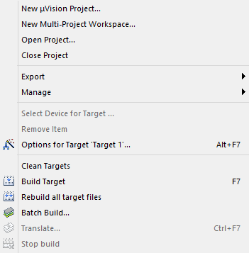 Keil uVision5 界面中英文对照表 - 知乎