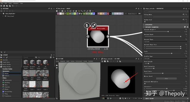 Substance Designer | 十大重要节点解析_Shape Extrude - 知乎