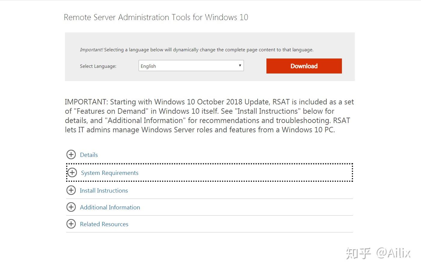 在Windows客户端上安装RSAT来管理Active Directory - 知乎
