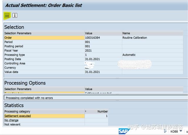 SAP PM 入门系列16 - KO88对维护工单做结算 - 知乎