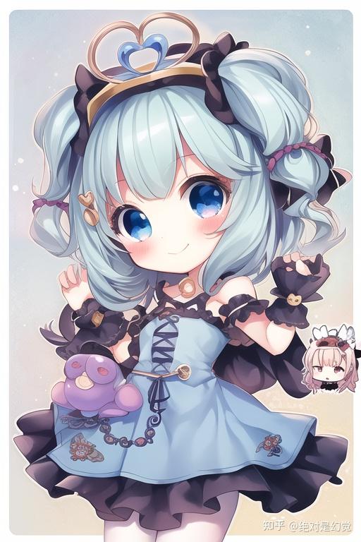 用NovelAI画Q版人物的方法，非常适合做头像 - 知乎