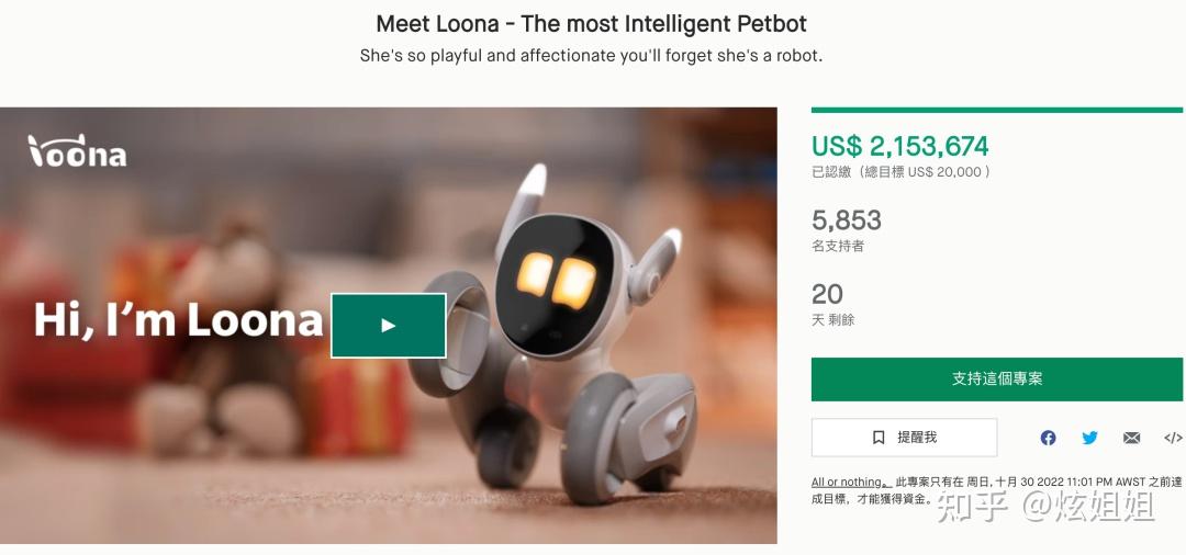认识 Loona：宠物、玩具、陪伴机器人，aibo 都不如她好玩！ - 知乎