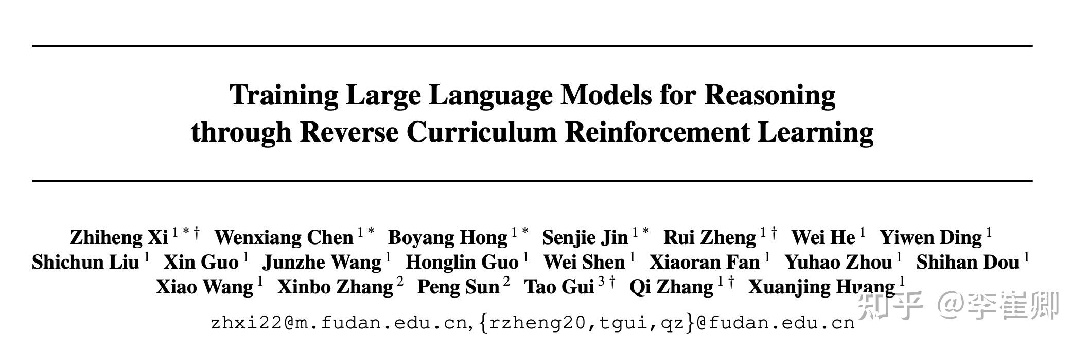 AI 大模型 Paper Reading: post-train LLM 大语言模型LLM fine-tune by Reverse ...
