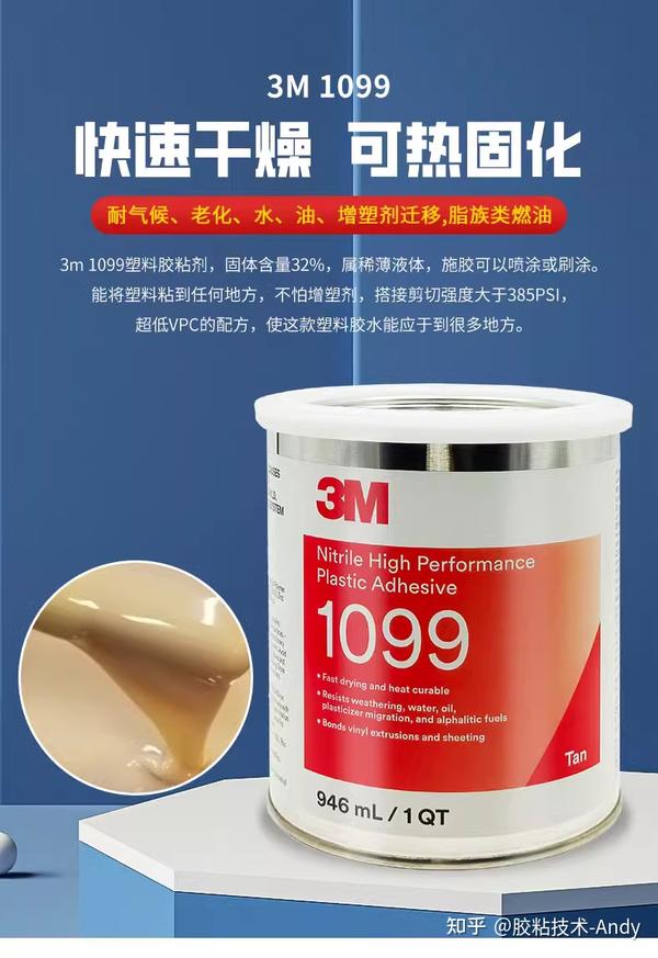 腈基高性能塑料胶3M 1099#板式换热器胶水 - 知乎