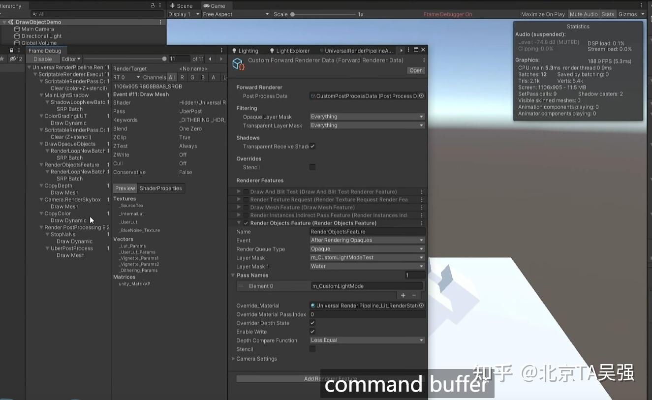 百人计划作业：3.72 command buffer及urp概述 - 知乎