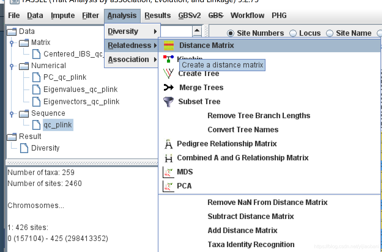 使用TASSEL学习GWAS笔记（3/6）：基因型数据可视化：kingship，PCA，MDS - 知乎