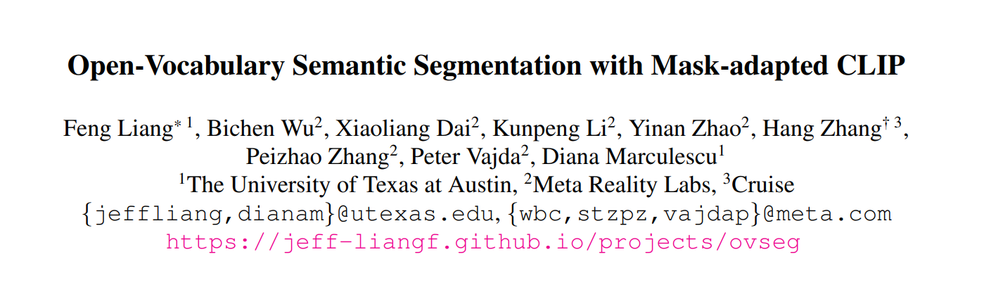 CVPR23｜媲美有监督模型的开放语义分割，对开放式语义分割性能瓶颈的反思与解决 - 知乎