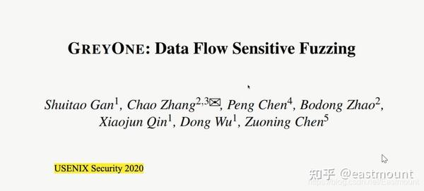 [论文阅读] 02.清华张超老师Fuzzing总结 - GreyOne: Discover Vulnerabilities with Data Flow Sensitive Fuzzing - 知乎
