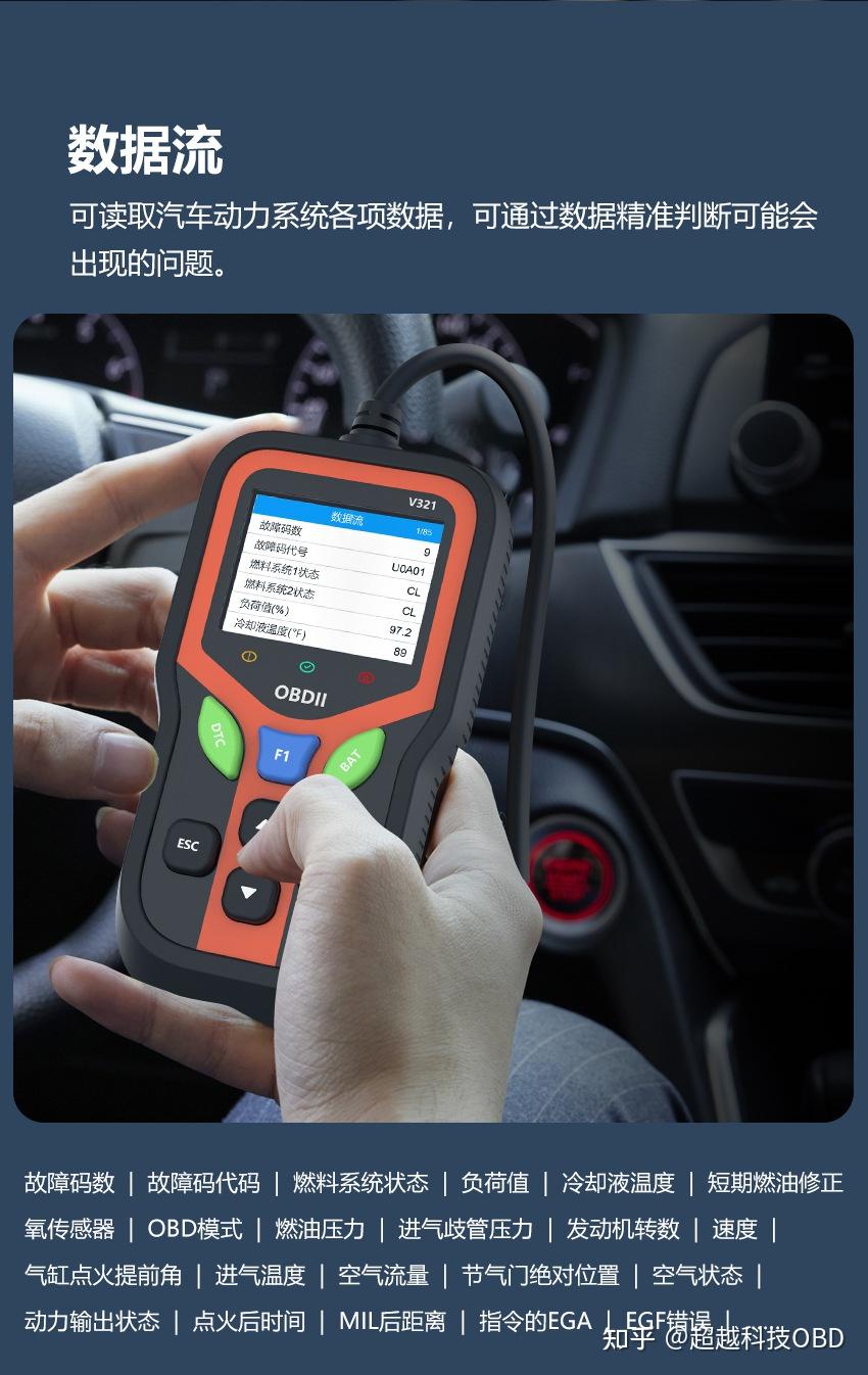 OBD汽车故障检测仪V321 | 支持OBD故障诊断和电池健康检测 - 知乎