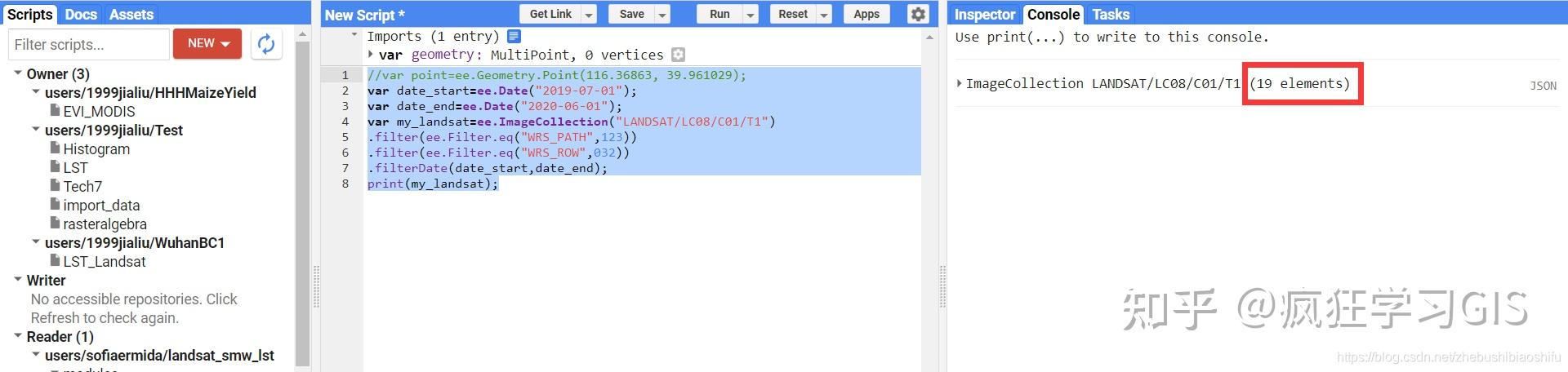 Google Earth Engine谷歌地球引擎ee.ImageCollection格式多张栅格图像数据基本处理与操作 - 知乎