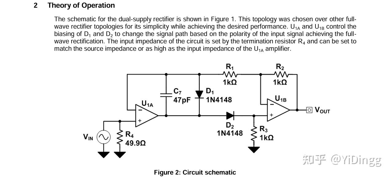 精密全波整流电路 (Precision Full-Wave Rectifier) - 知乎