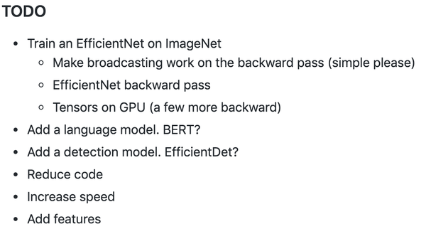 不到1000行代码，GitHub 1400星，天才黑客开源深度学习框架tinygrad - 知乎