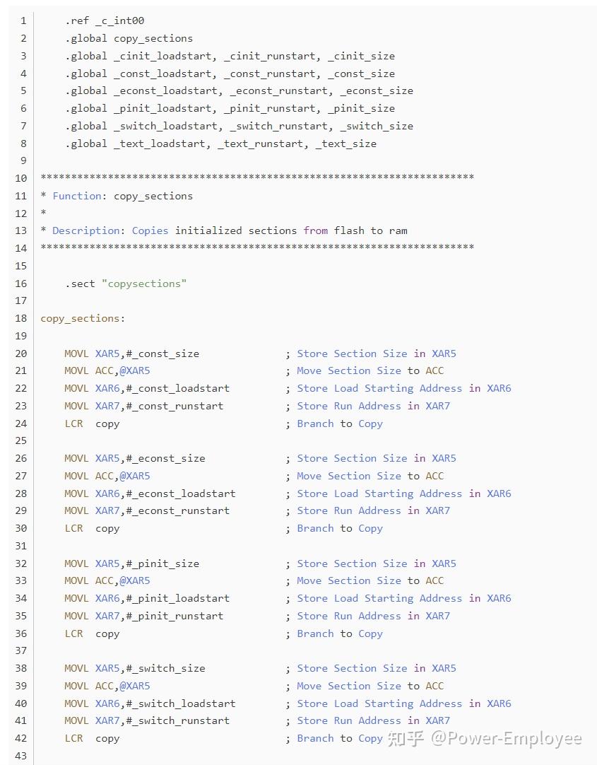 DSP28335将Flash中的代码拷贝到RAM中运行的工程方法 - 知乎