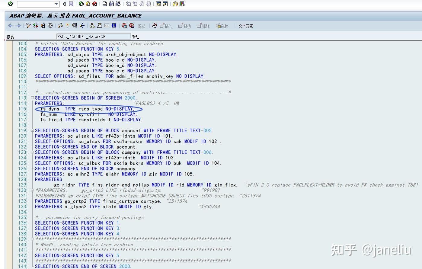 SAP ABAP Free Selection双击跳转FAGLB03 - 知乎