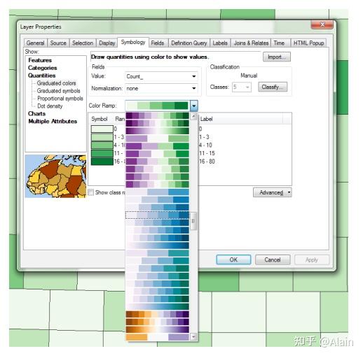 ArcGis配色方案 - 知乎