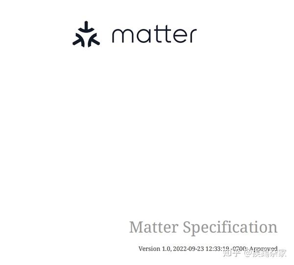 Matter 1.0解读（1）——协议整体介绍 - 知乎