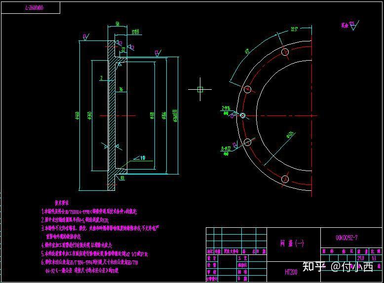 DTII(A)B500-1400滚筒整体式轴承座全套1：1CAD图纸皮带机生产图纸 - 知乎