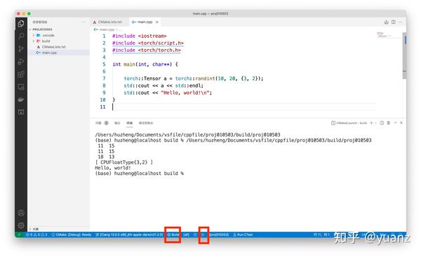 macos cmake vscode libtorch配置 - 知乎