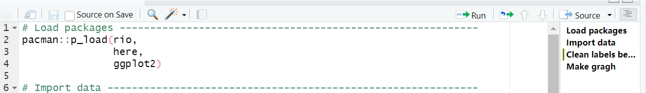 增加R程序可读性的小技巧——section header - 知乎