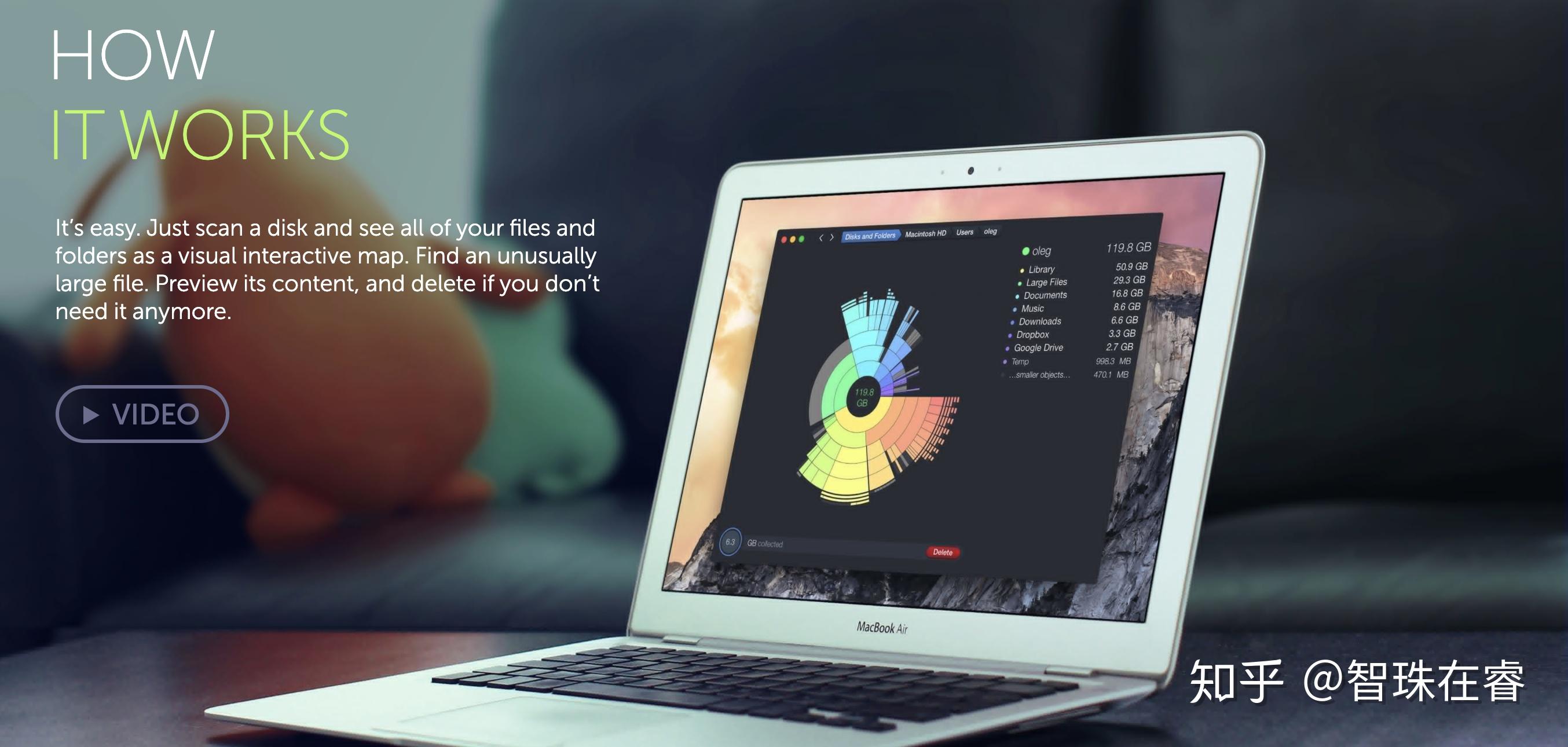 无比酷炫的Mac磁盘清理软件-DaisyDisk - 知乎