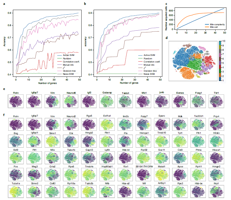 Nat. Com. Sci.｜使用ActiveSVM在单细胞mRNA-seq数据集中发现最小基因集 - 知乎