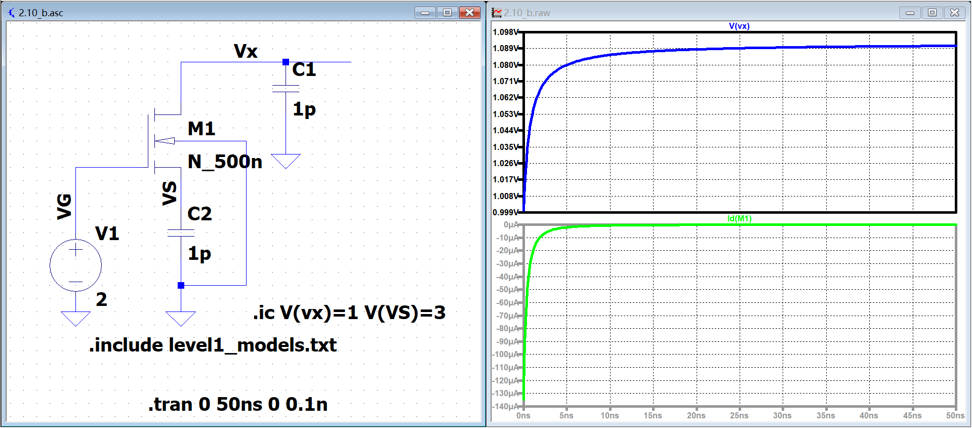 拉扎维CMOS模拟集成电路课后习题spice仿真（CHAPTER 2 Basic MOS Device Physics） - 知乎