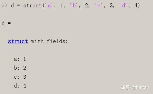 MATLAB利用struct实现Python的字典的功能 - 知乎