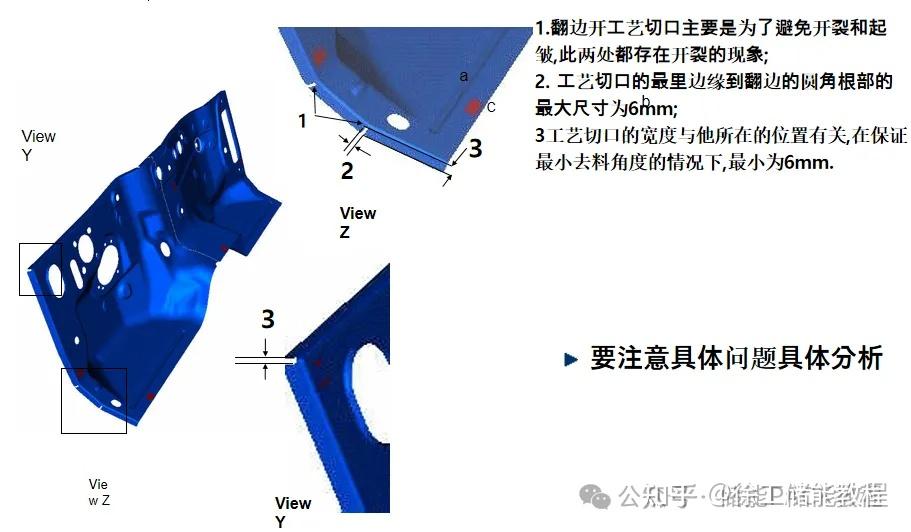 钣金冲压结构合理性设计钣金工艺技术要求翻边搭接加强肋焊点 知乎 7653