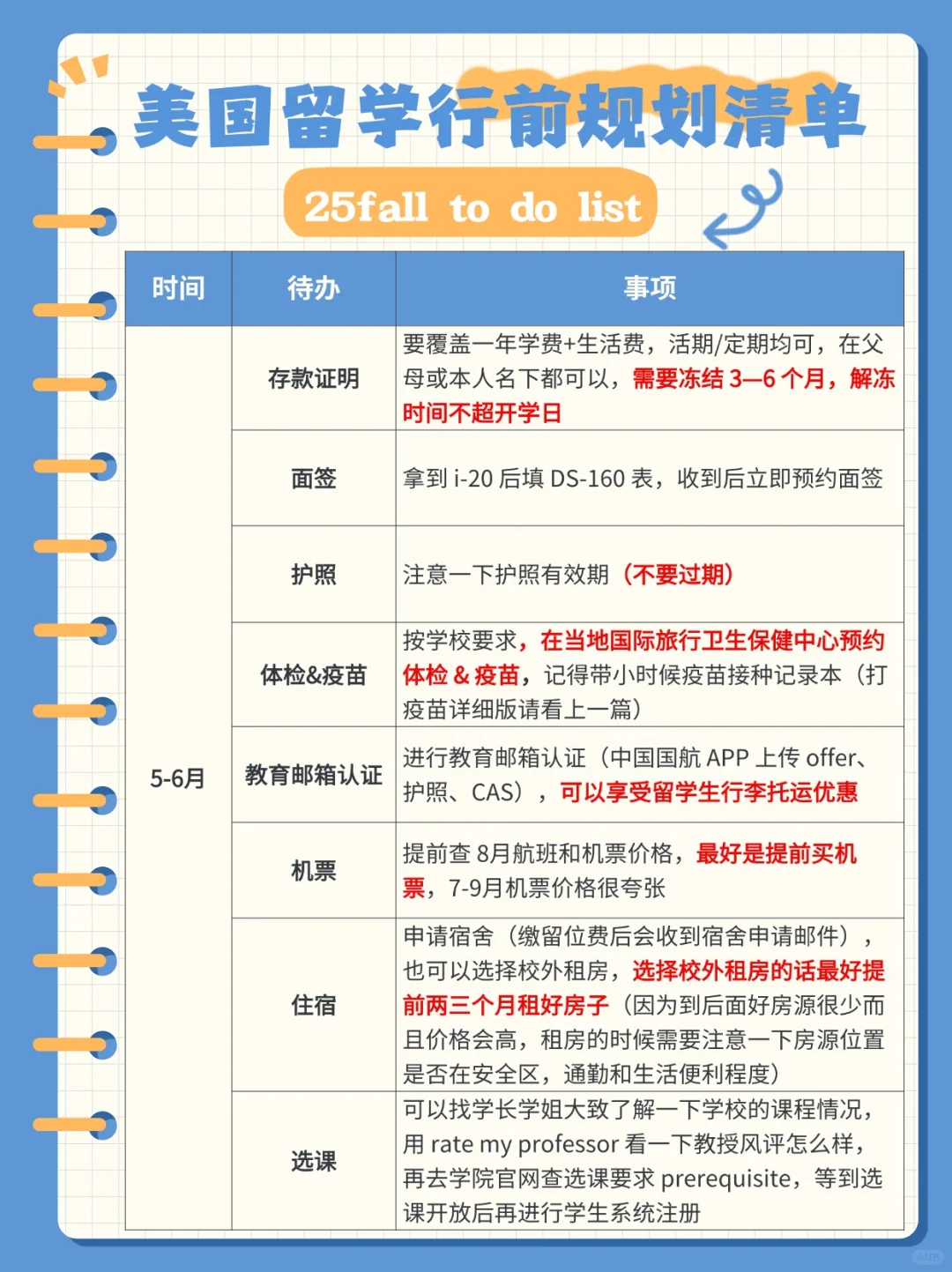 柚子房提醒25fall 留子开学前 to do list - 知乎