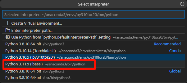 VScode_检测到的python版本低于环境实际版本 - 知乎