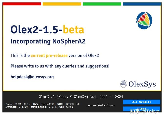 Olex2中溶剂遮掩及其标志 - 知乎