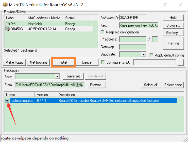 Mikrotik设备netinstall刷机教程 - 知乎