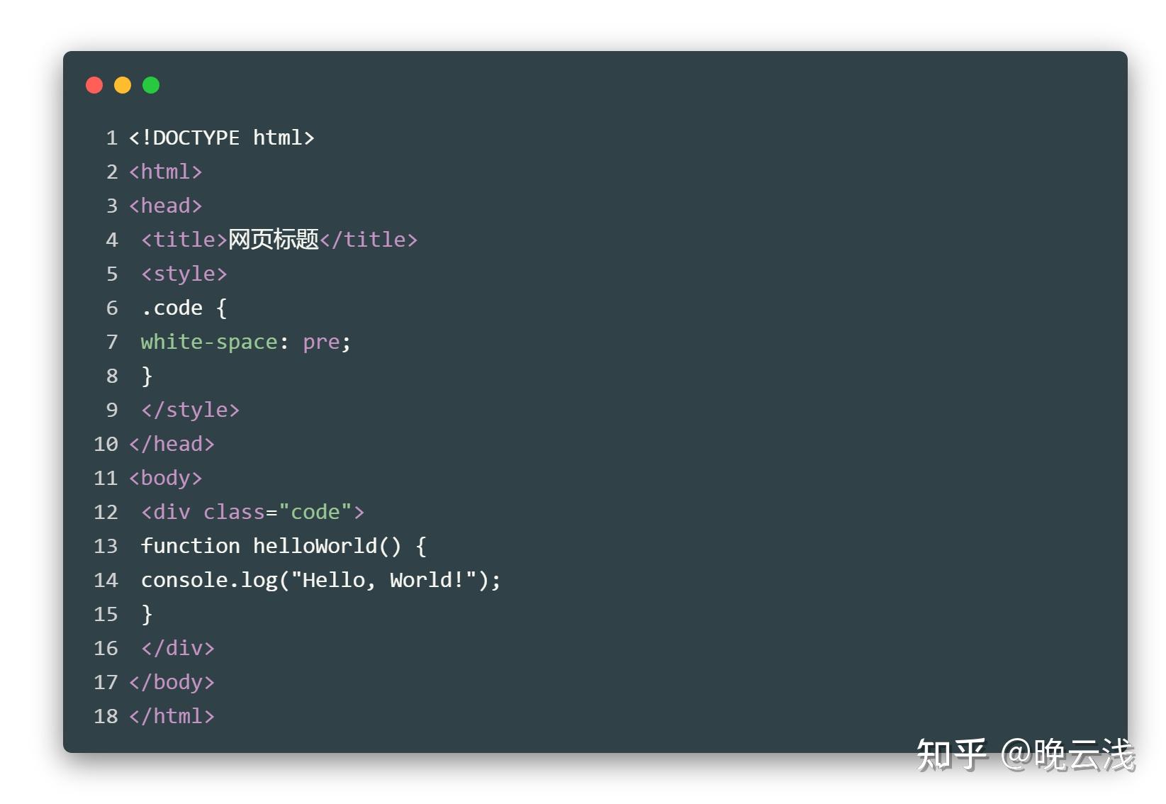 如何在浏览器中显示代码文本中的空格和换行符? - 知乎