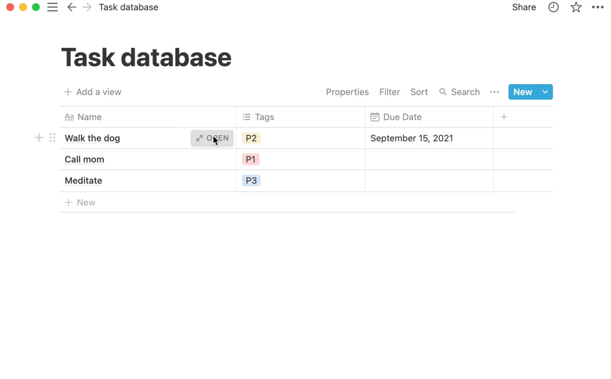 Notion使用教程3：创建数据库 - 知乎