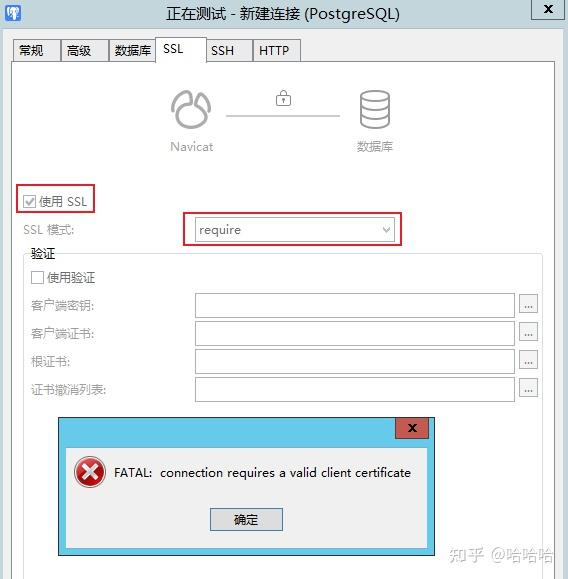 PostgreSQL加密连接SSL配置 - 知乎