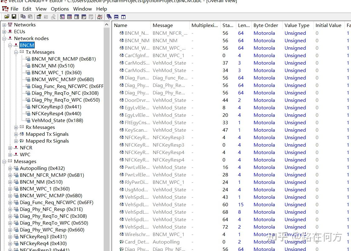 Python 根据excel生成DBC - 知乎