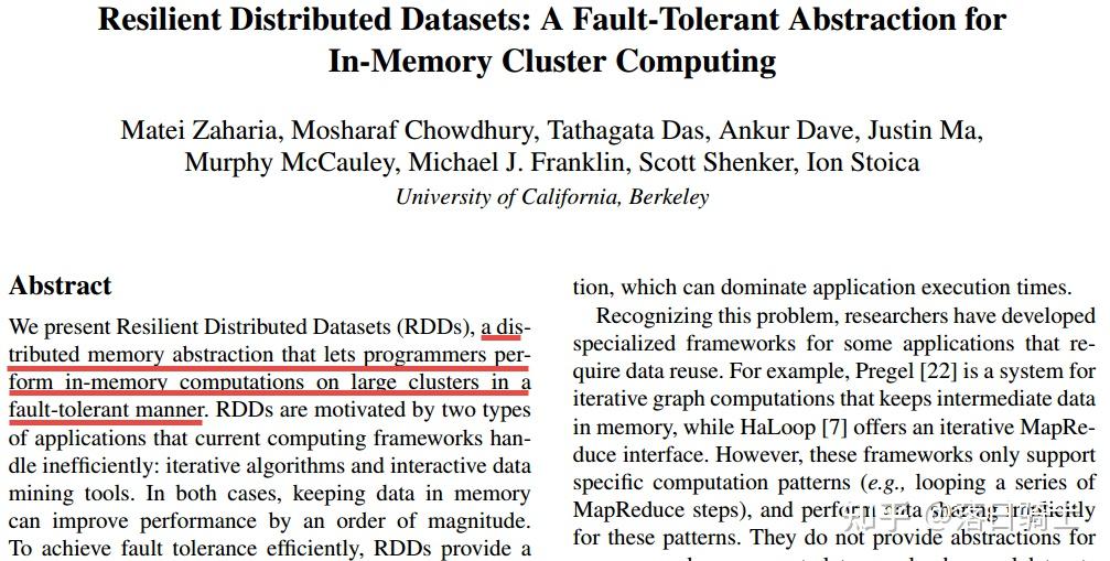 为什么需要RDD？RDD的五大特点分别是？ - 知乎