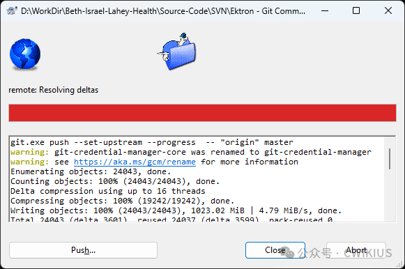 SVN 合并到 Git 时有文件大于 100 M 被限制 Push - 知乎