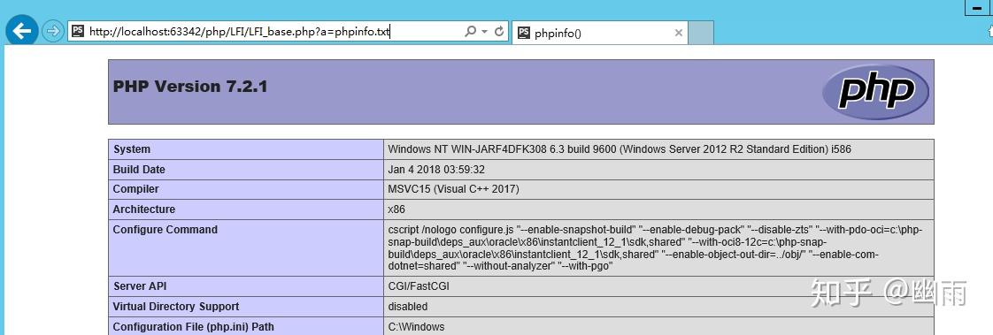 PHP 本地文件包含漏洞(LFI) 笔记 - 知乎