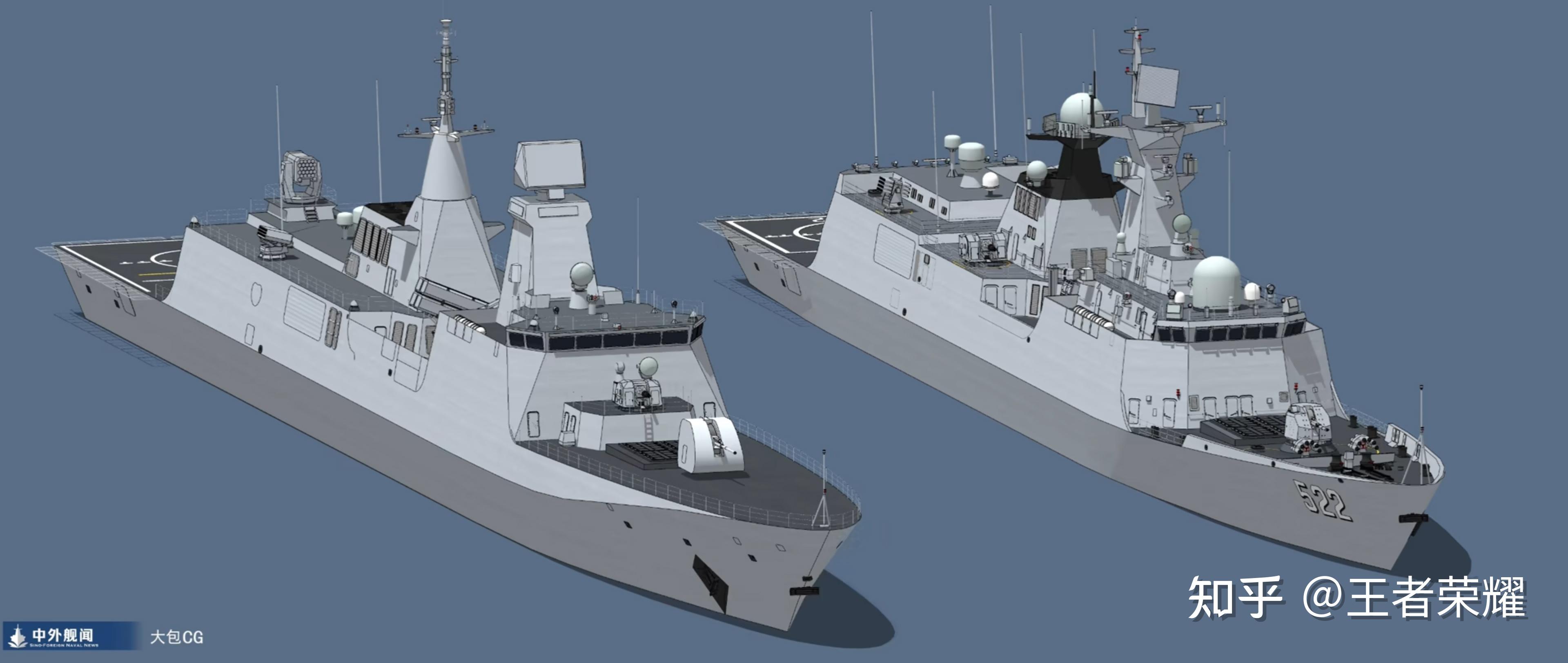 浅谈“054B”(057型)型大型隐身导弹护卫舰在人民海军中的定位以及未来的可能发挥的作用！ - 知乎