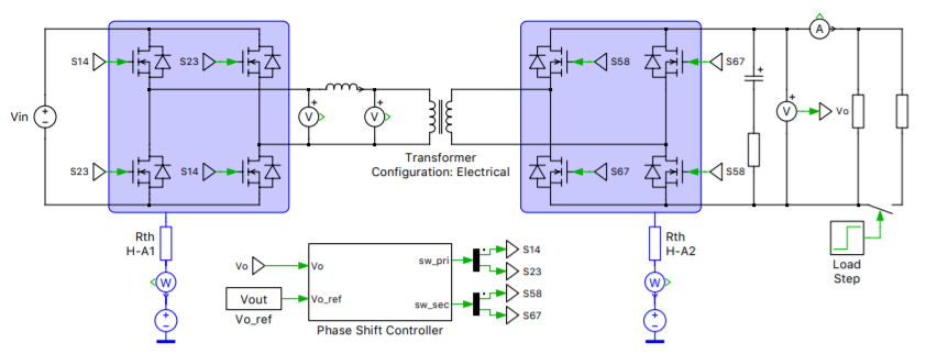 PLECS 应用范例（28）: 双有源电桥（Dual Active Bridge） - 知乎