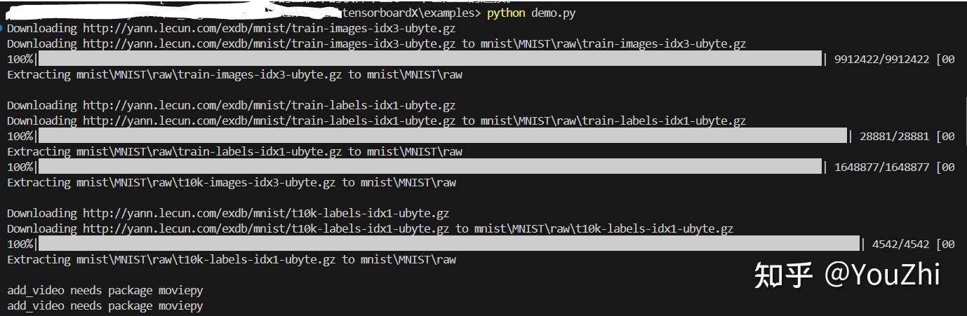 数据可视化：TensorboardX安装及使用 - 知乎