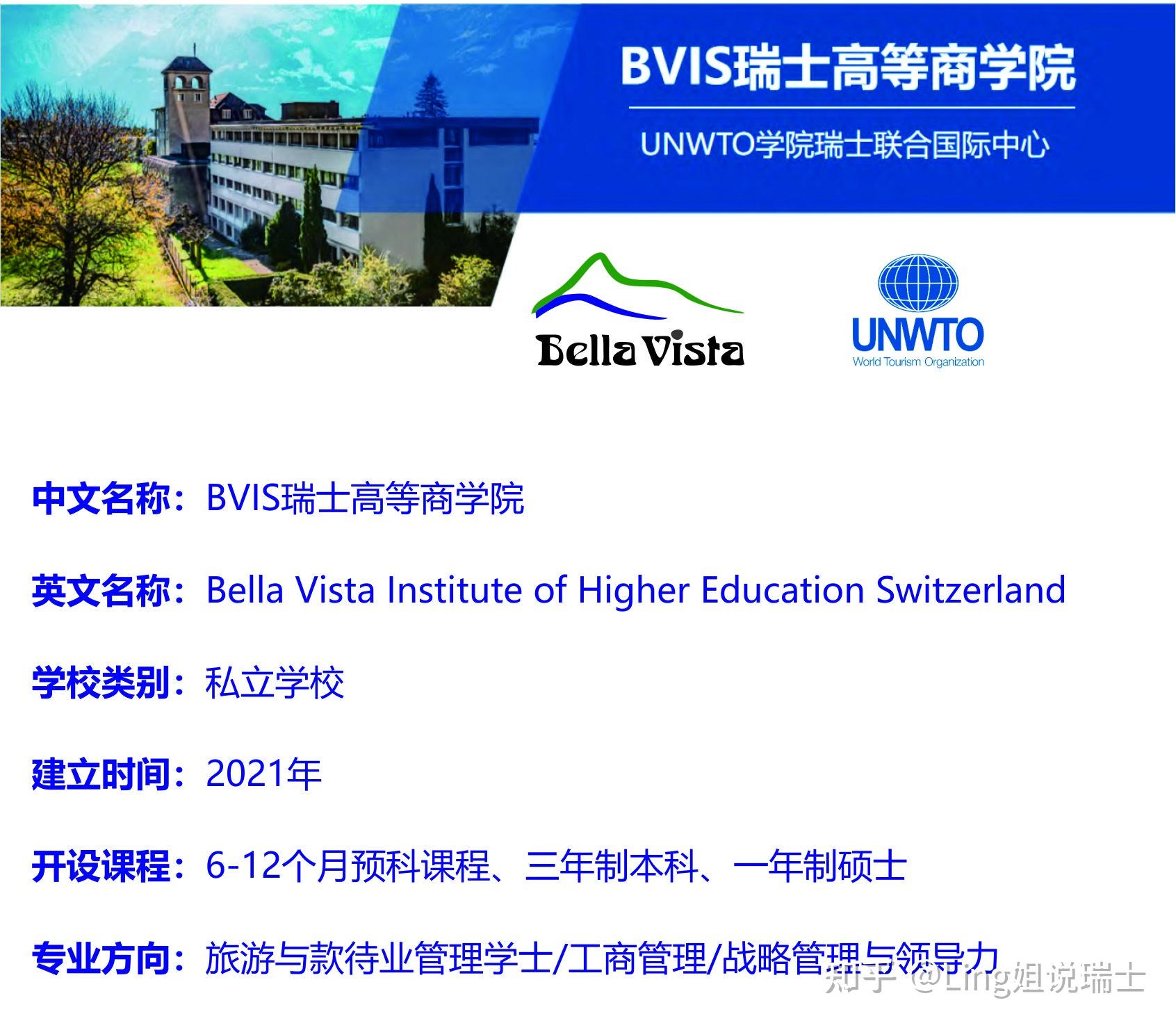 BVIS瑞士高等商学院：由联合国世界旅游组织设办的高等管理商学院 - 知乎