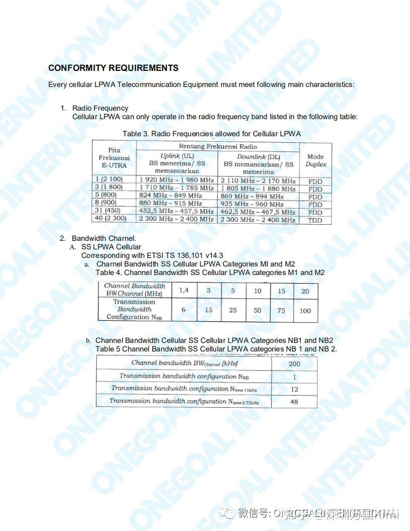 印尼SDPPI法规参考之LPWA-1 - 知乎