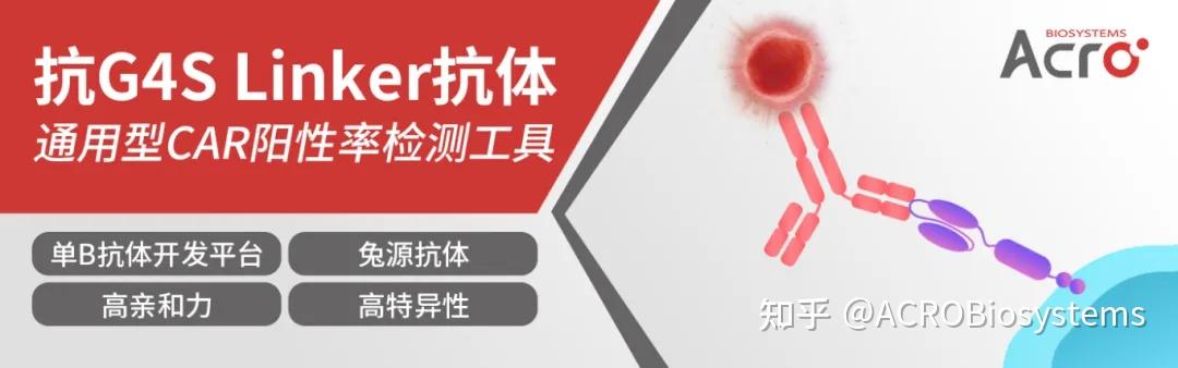 【特色新品】通用型CAR阳性率检测工具——兔抗G4S Linker抗体 - 知乎