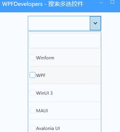 WPF 实现下拉搜索加多选控件 - 知乎