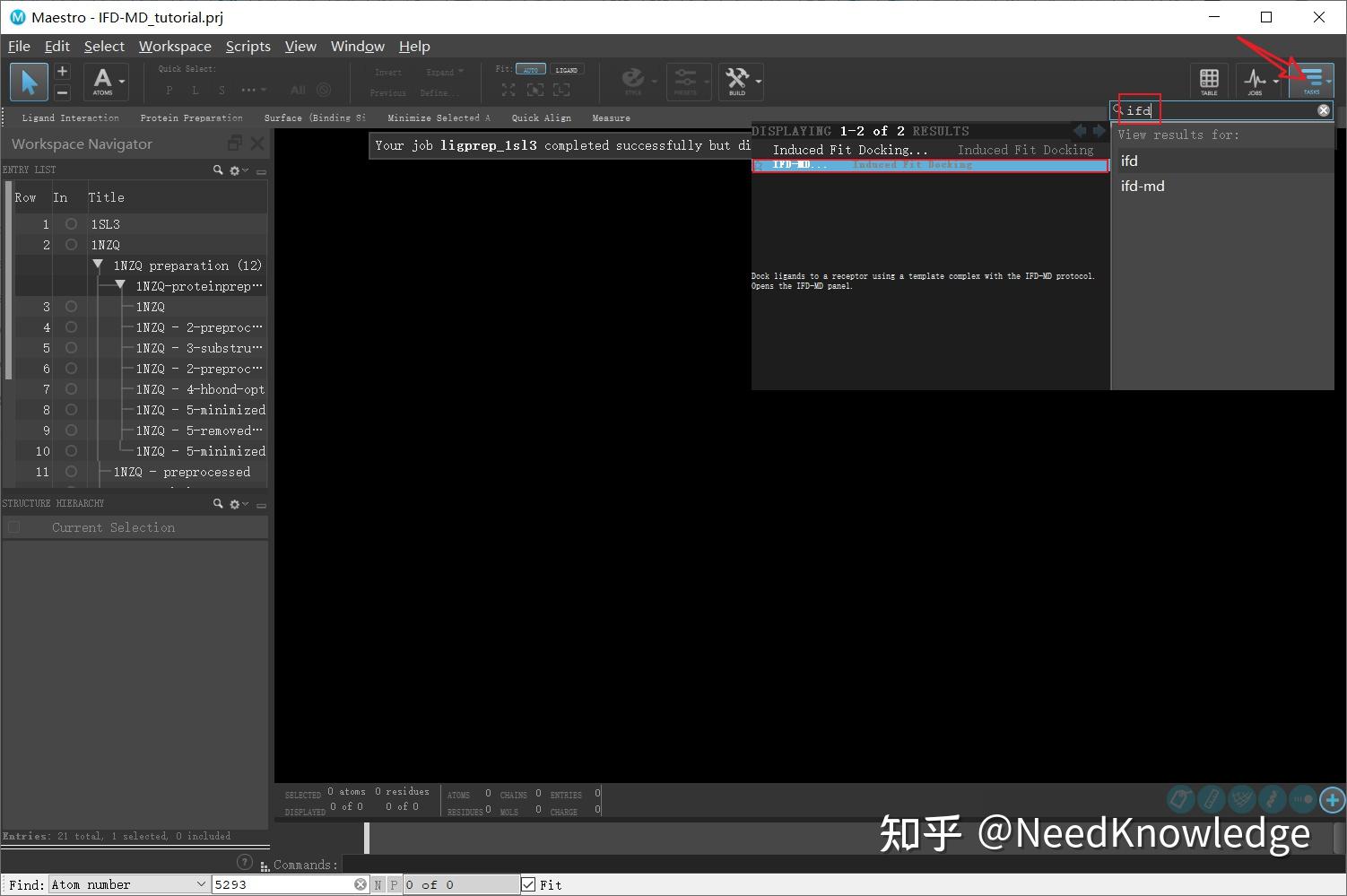 Schrödinger教程 | Cross-docking with IFD-MD - 知乎