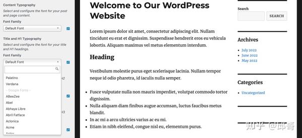 如何在 WordPress 中添加自定义字体 - 知乎