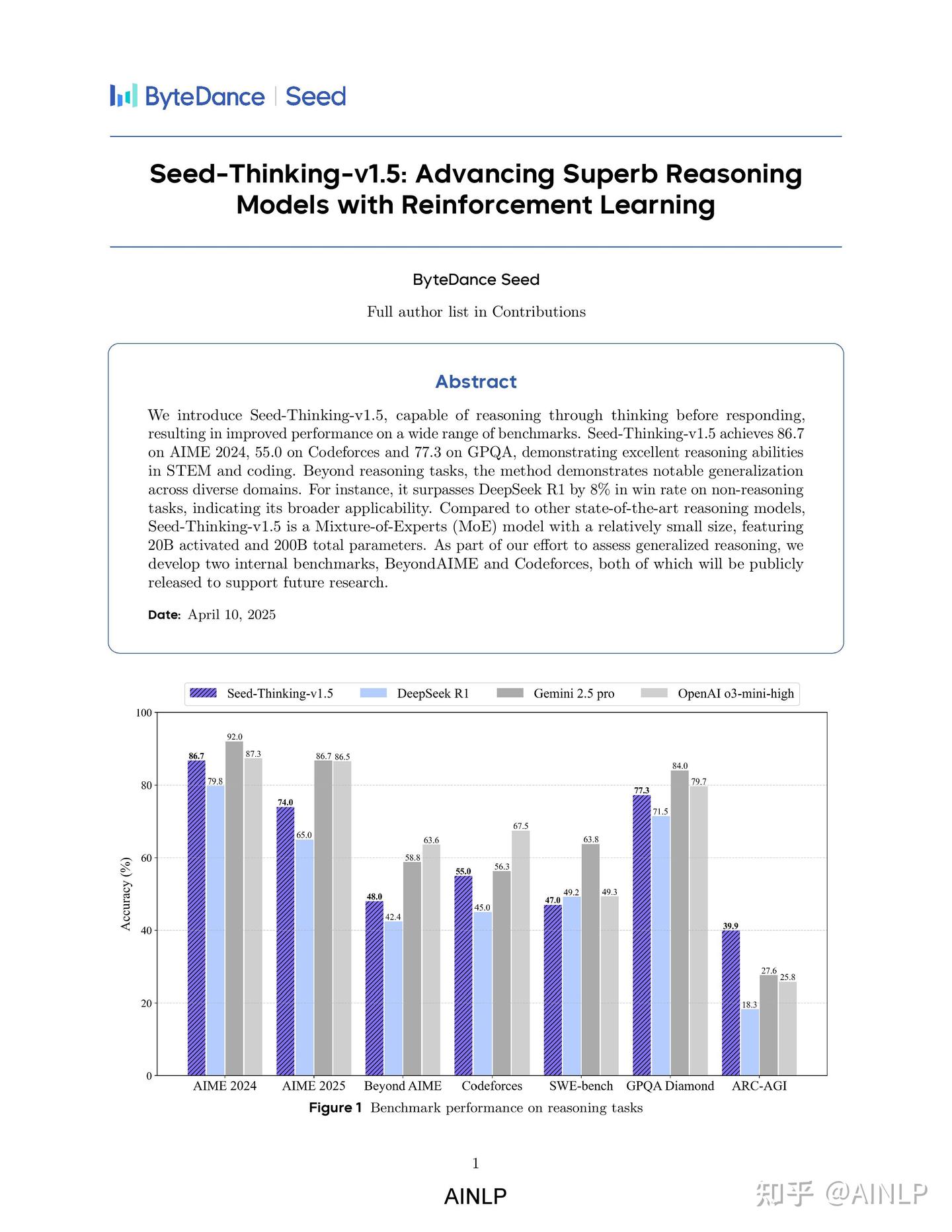 字节Seed-Thinking-v1.5技术报告英中对照版.pdf - 知乎
