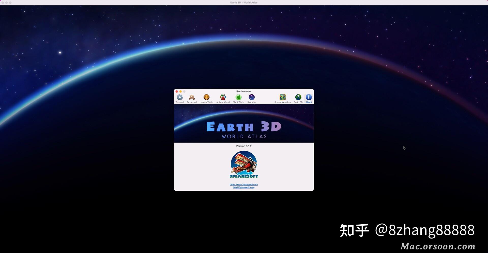 互交式3d地球仪工具：Earth 3D - World Atlas Mac - 知乎